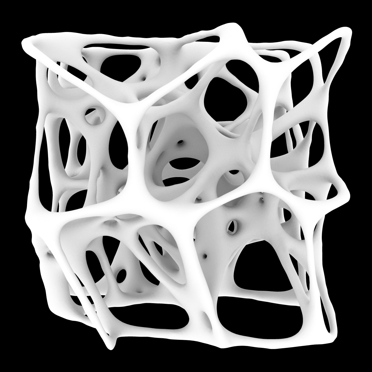 cube bone matrix 3d model