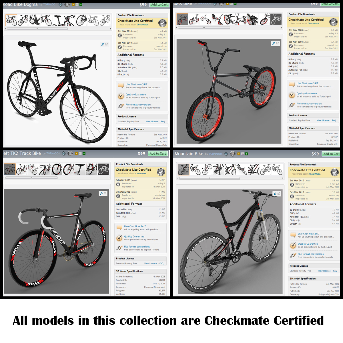 3d model cycling bikes