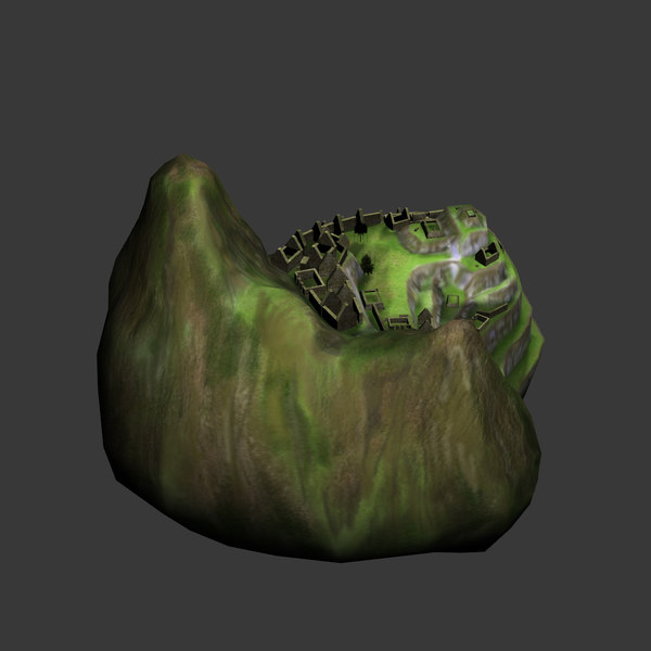 3d model machu picchu