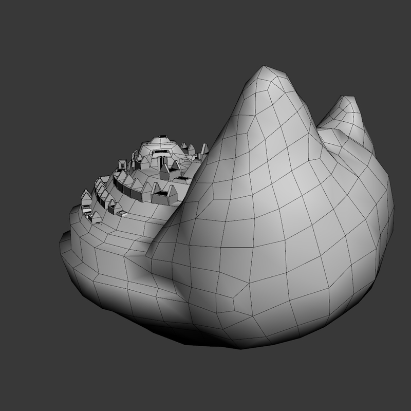 3d model machu picchu