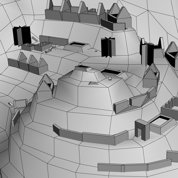 3d model machu picchu