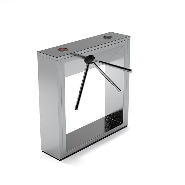 guard entrance control 3d model