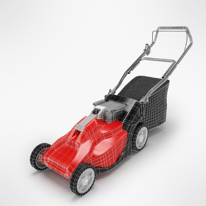 lawn mower obj