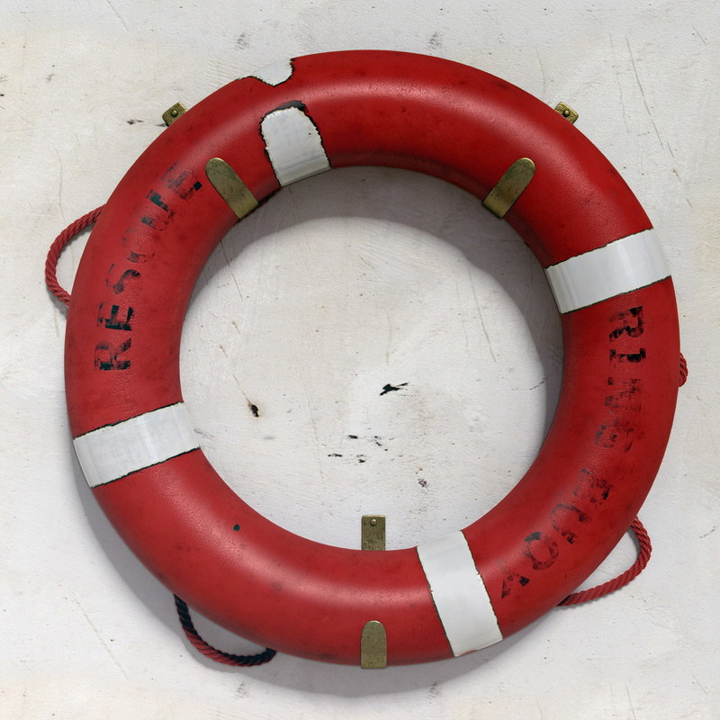 3d old rescue ring