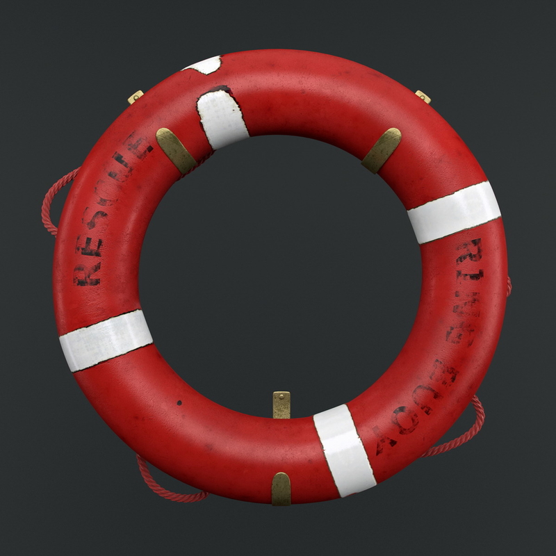 3d old rescue ring