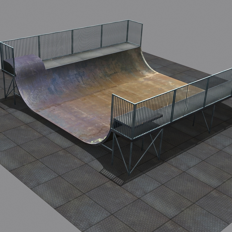 3d skateboard ramp coz111102