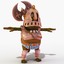 3d armored monster model