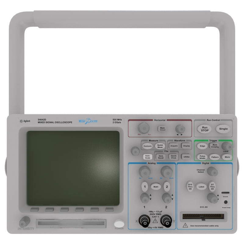 oscilloscope agilent technologies 54620 3d max