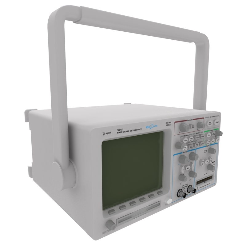 oscilloscope agilent technologies 54620 3d max