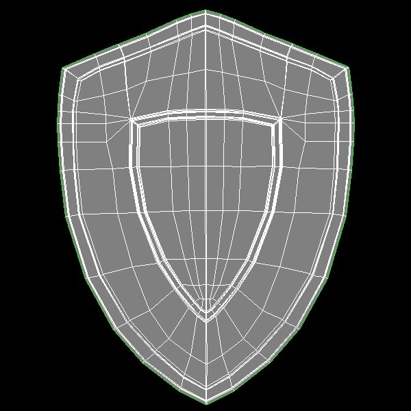 3d shield model