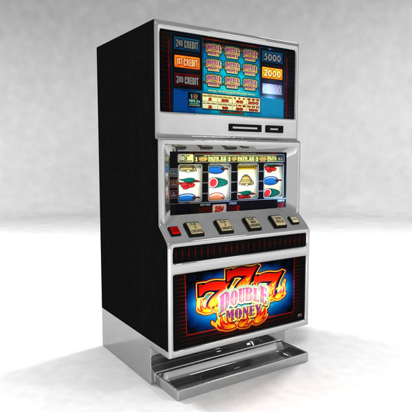 slot machine 3d model