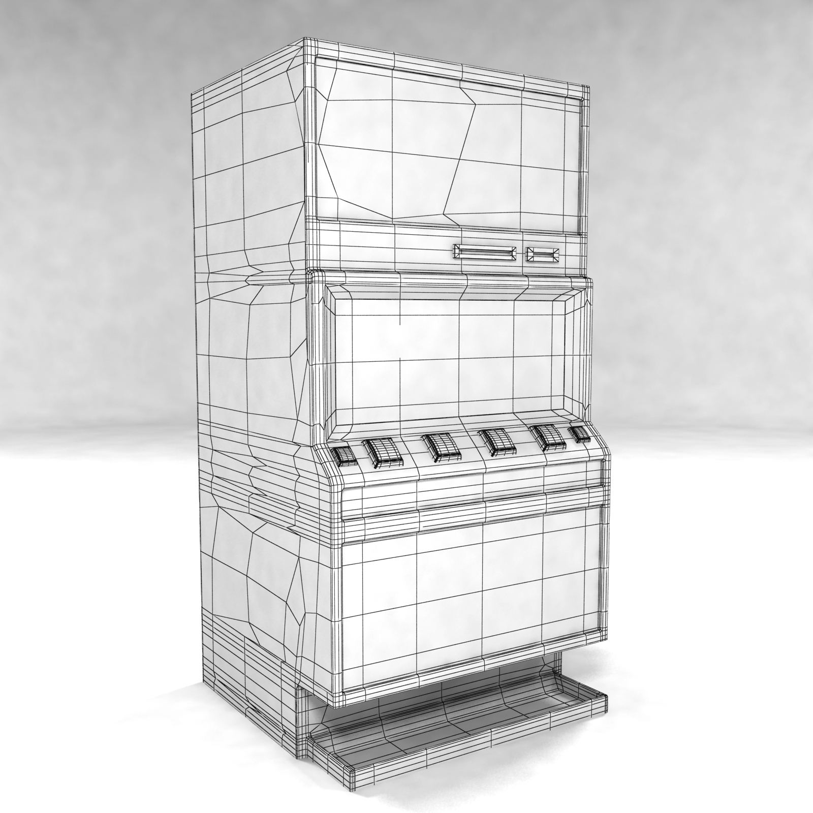 slot machine 3d model