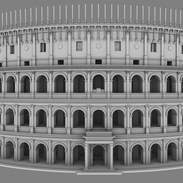 roman colosseum 3d model