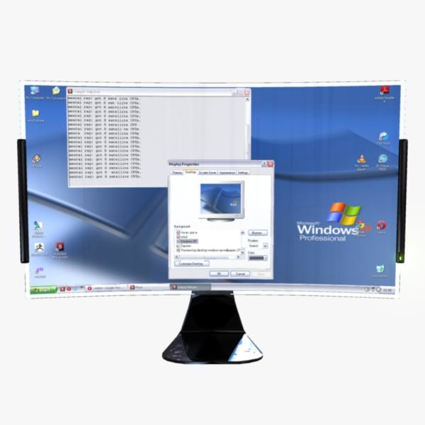 futuristic monitor ma