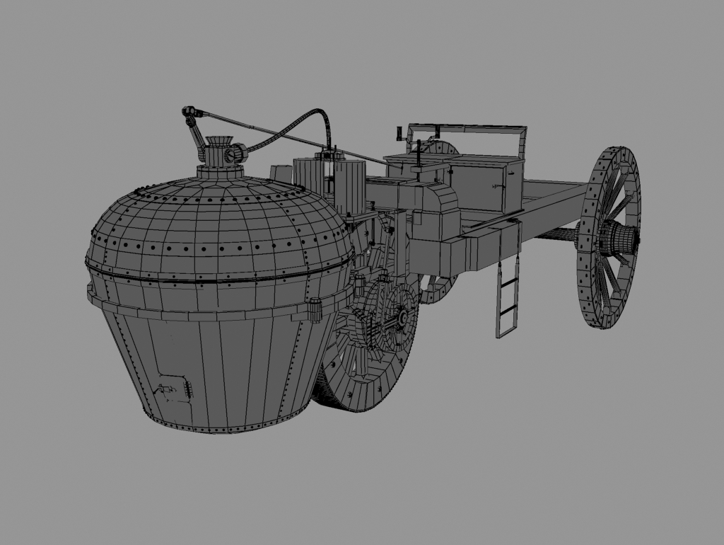 3d model nicolas cugnot s steam