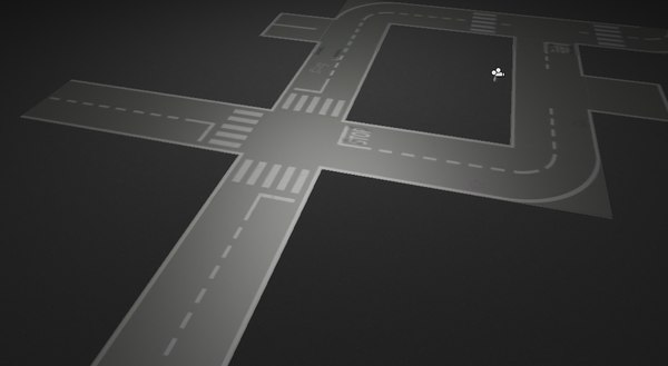 3ds max street road