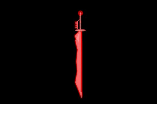 3d model blade magical