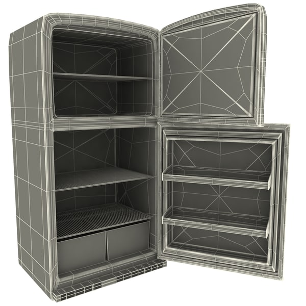 3d model refrigerators v3