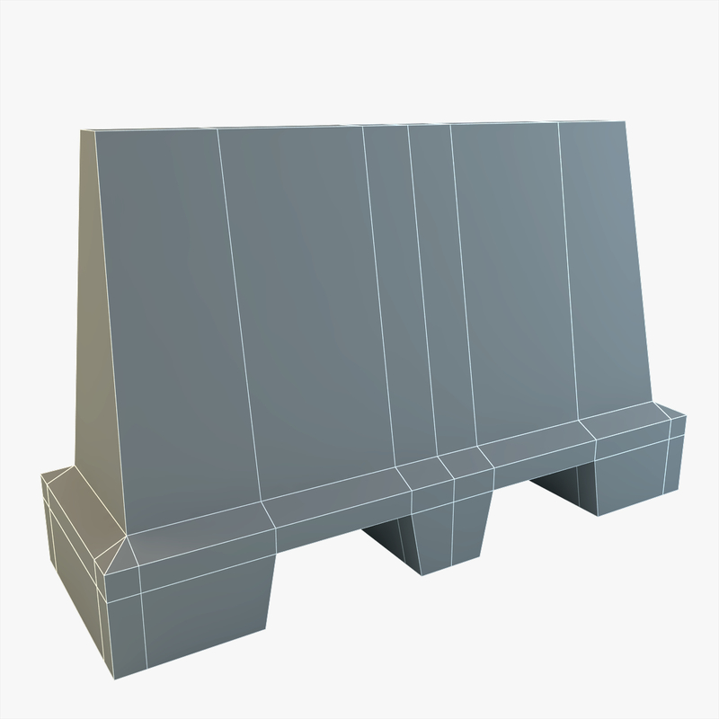 barrier 3d model