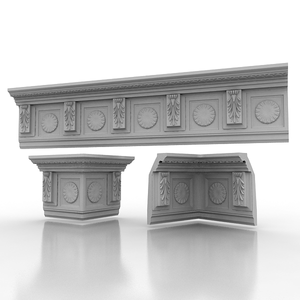 Cornice 3D Models for Download | TurboSquid
