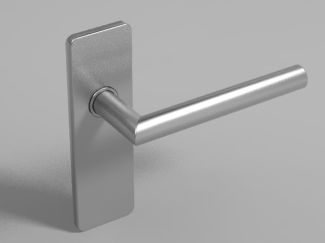 3d obj simple door handle