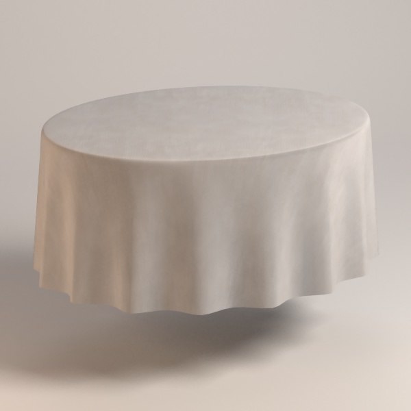 3ds max table cloth tablecloth