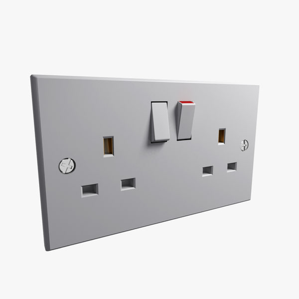 dado power trunking socket 3d model