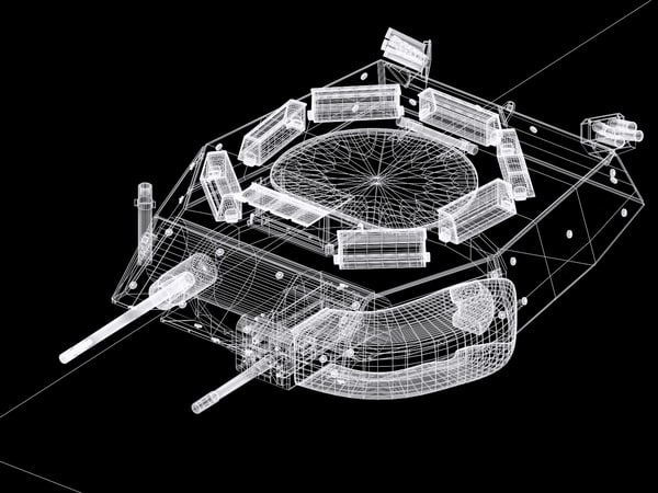 cadillac cage textron 3d max