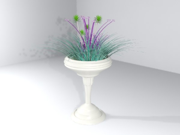 free flower pot 3d model
