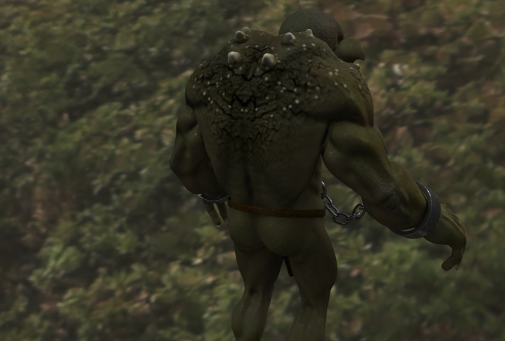 3d goblin beast model