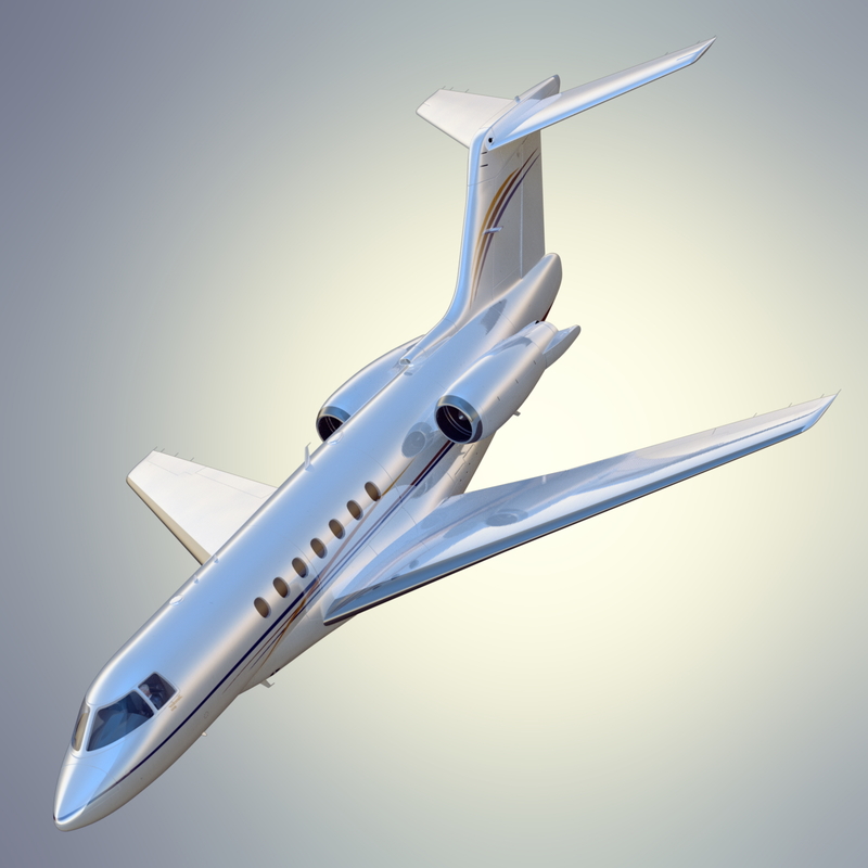 hawker 4000 3d max