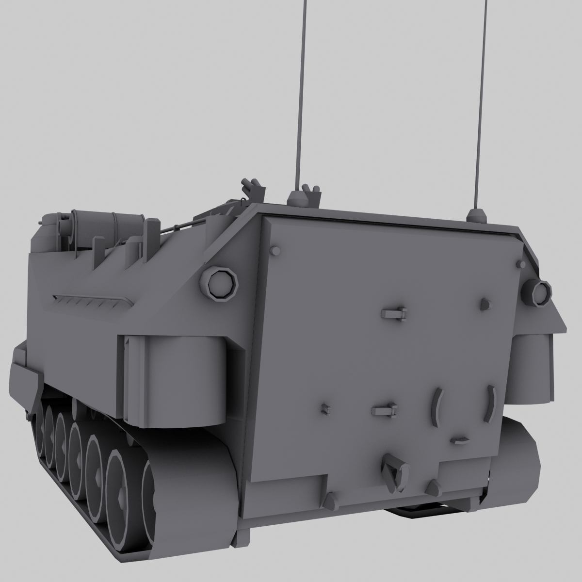 aav-7 amtruck marines 3d model