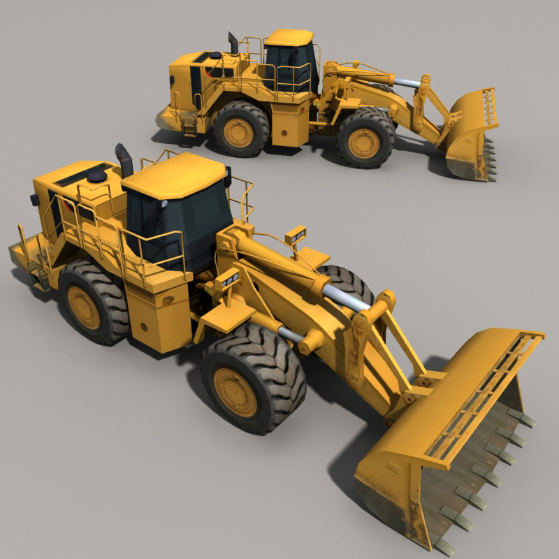 loader industrial 3d ma