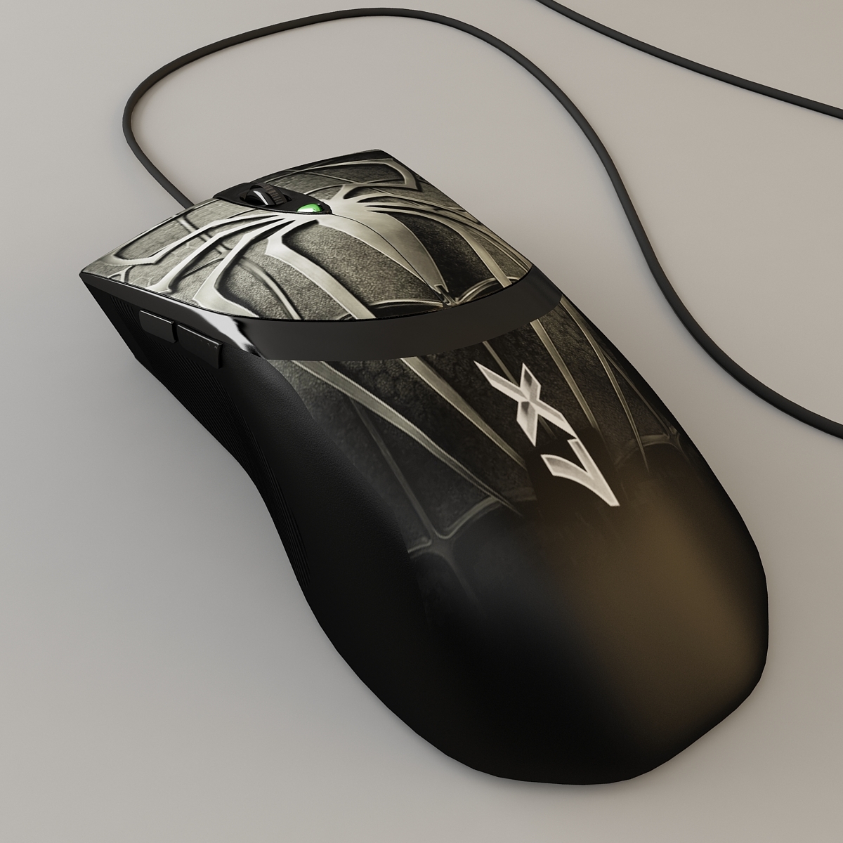 3d model laser mouse a4tech