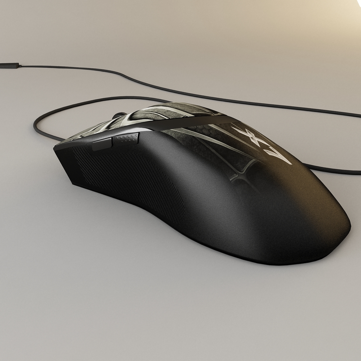 3d model laser mouse a4tech