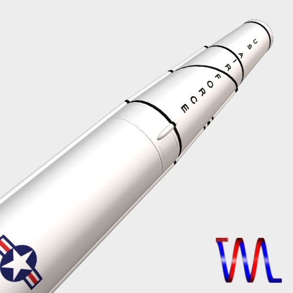 thor rocket range 3d model