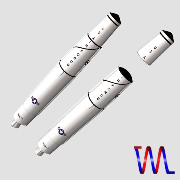 thor rocket range 3d model