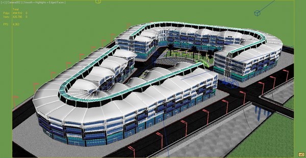 3d model building exterior