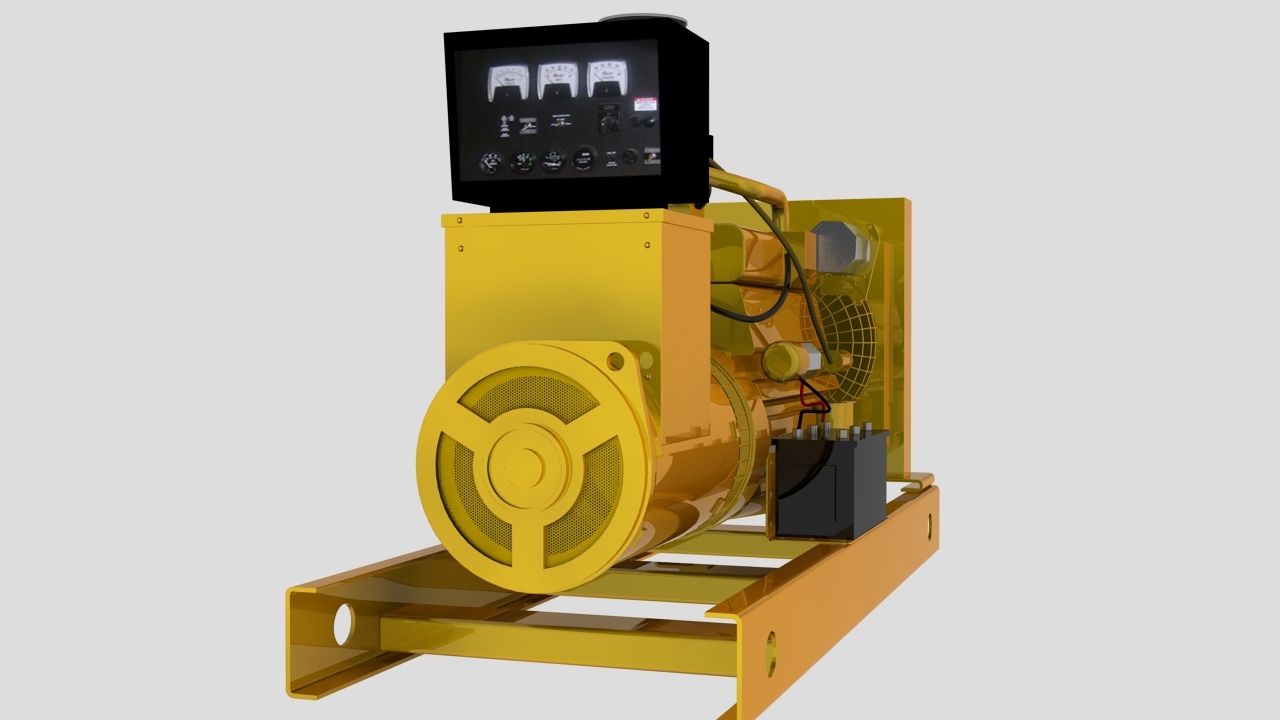 modelo 3d Generador 01 - TurboSquid 641027