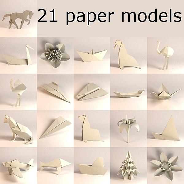 Free 3D Origami Models | TurboSquid