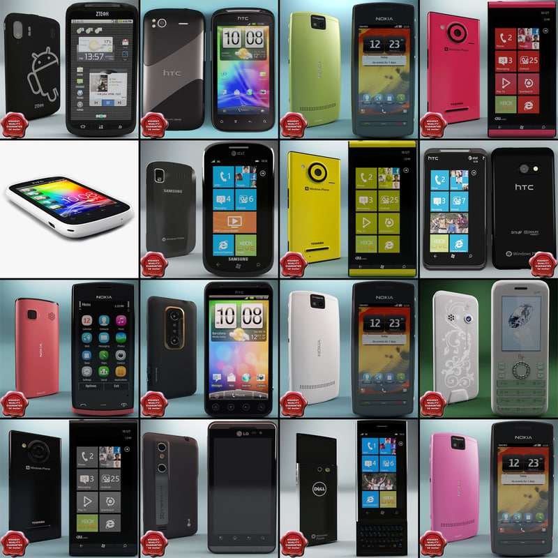 cellphones phone 3d model