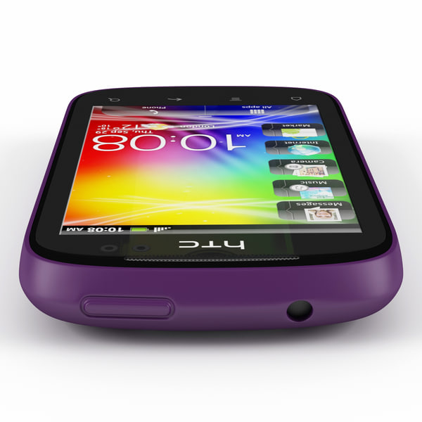 htc explorer purple 3d model