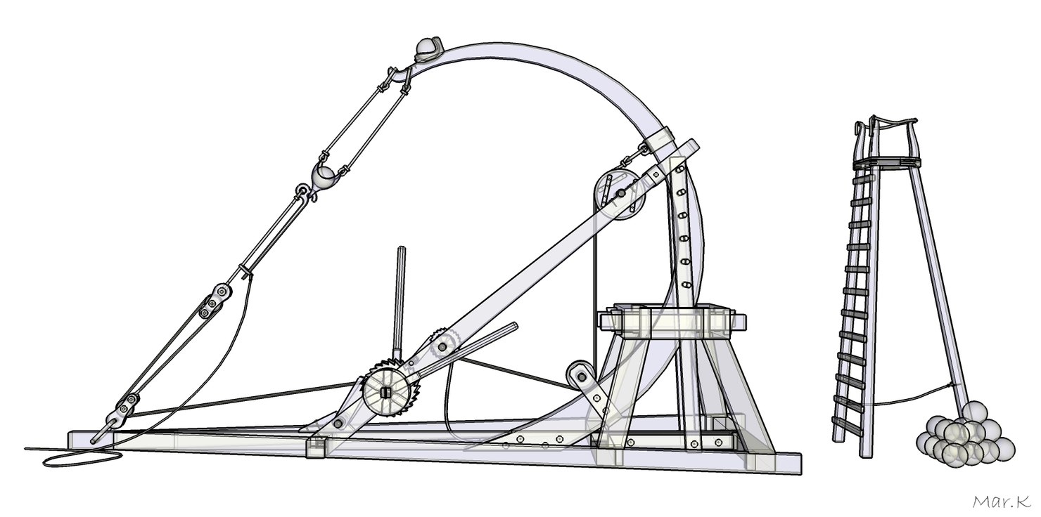 modelo 3d Catapulta 2 - TurboSquid 642699