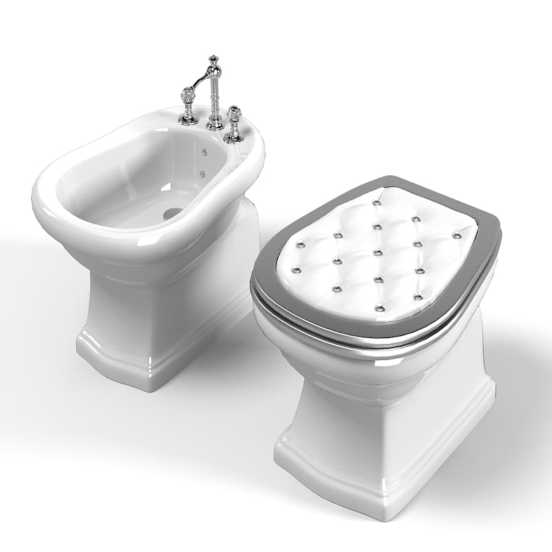 3dsmax lineatre classic toilet