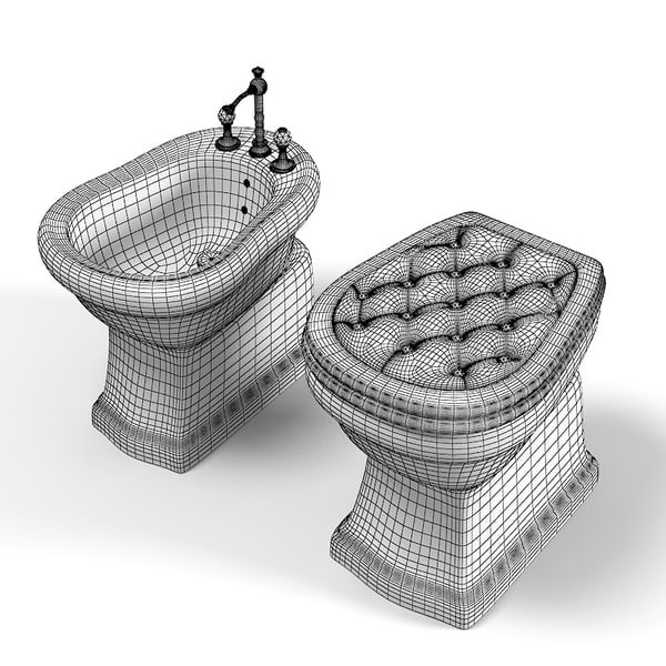 3dsmax lineatre classic toilet