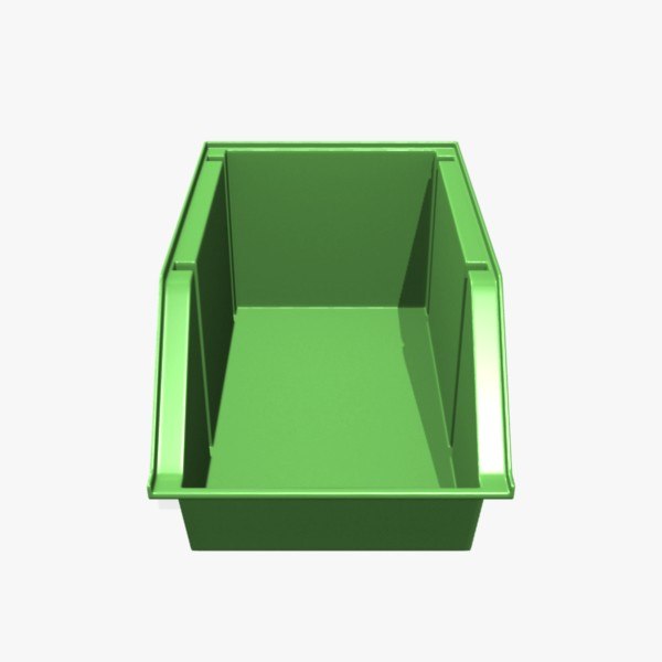 3d model stackable parts bin