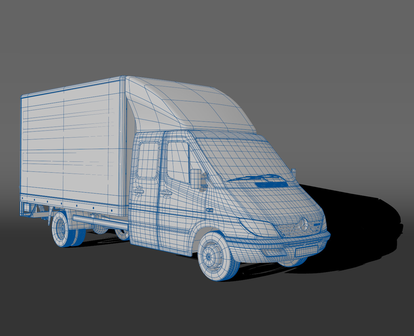 mercedes sprinter 3d obj