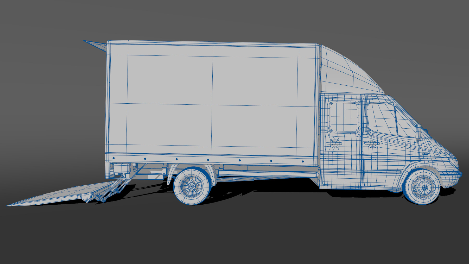 mercedes sprinter 3d obj