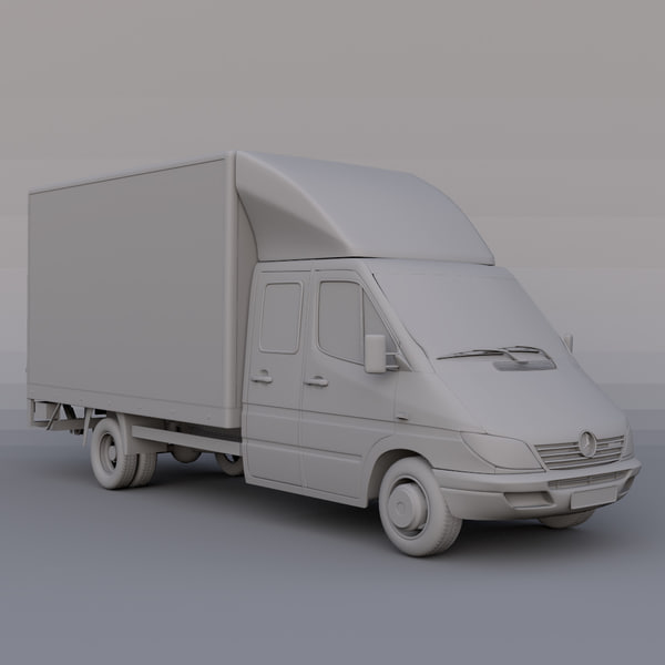 mercedes sprinter 3d obj
