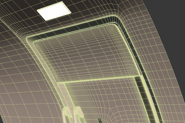 airplane door interior 3d max